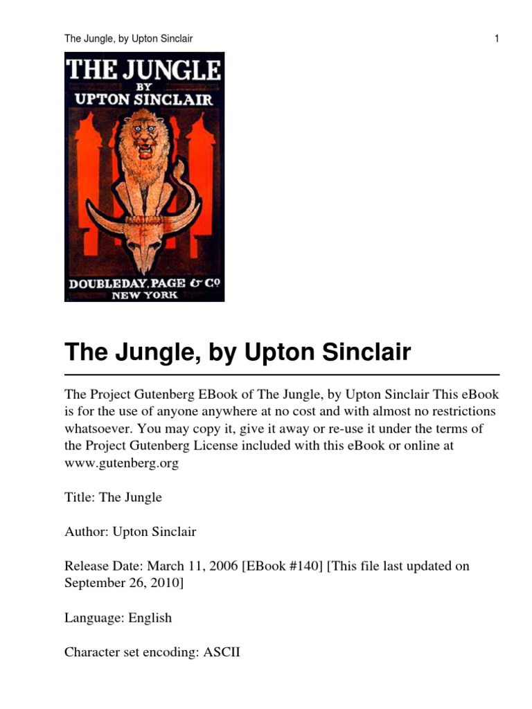 The Jungle PDF | PDF | The Jungle