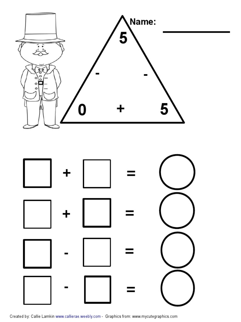 Basic Math Practice Worksheet | PDF