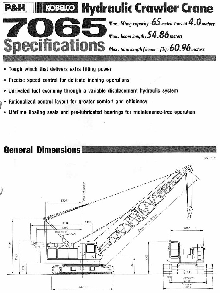 Load Chart KOBELCO (7065) PDF | PDF