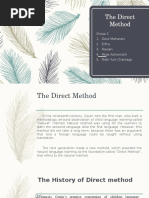 Direct Method | PDF | Language Education | Learning
