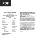 (Program Flow Draft) : 1 Birthday & Christening | PDF | Birthdays ...