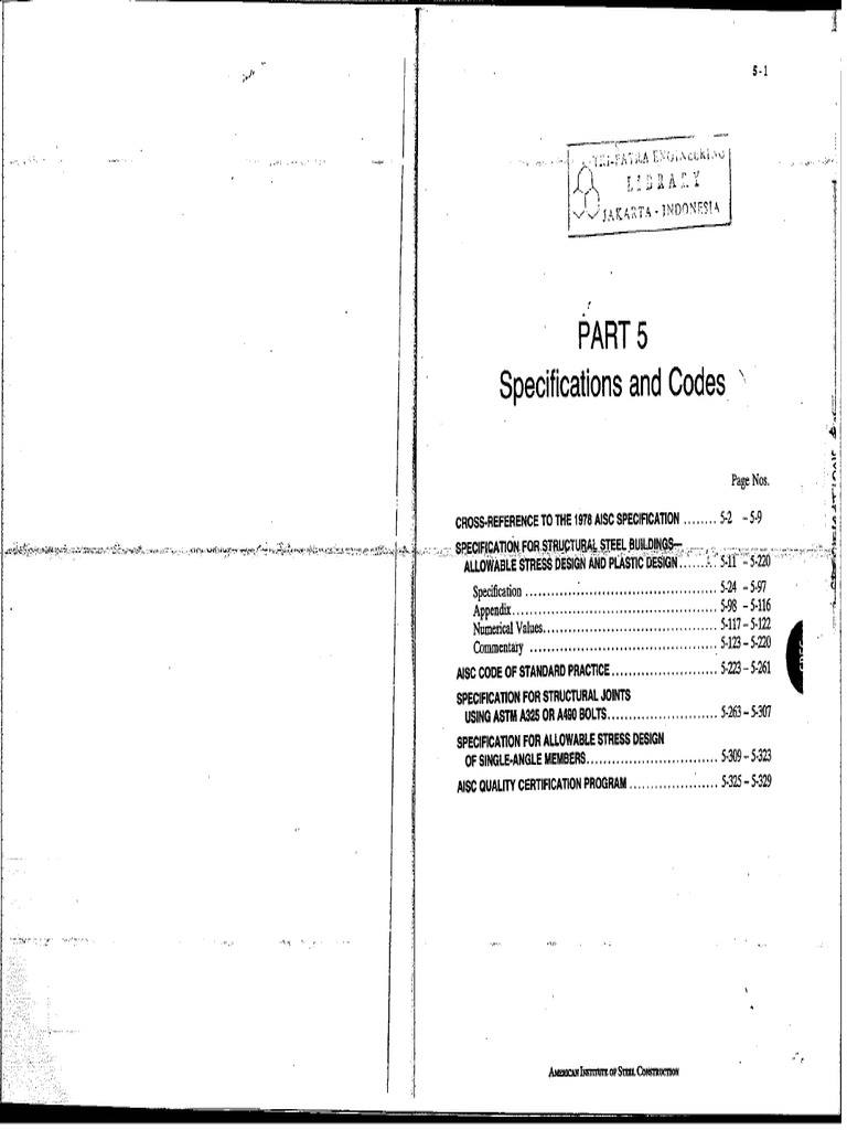 Manual of Steel Construction - ASD - AISC-1989 (Part 5) | PDF