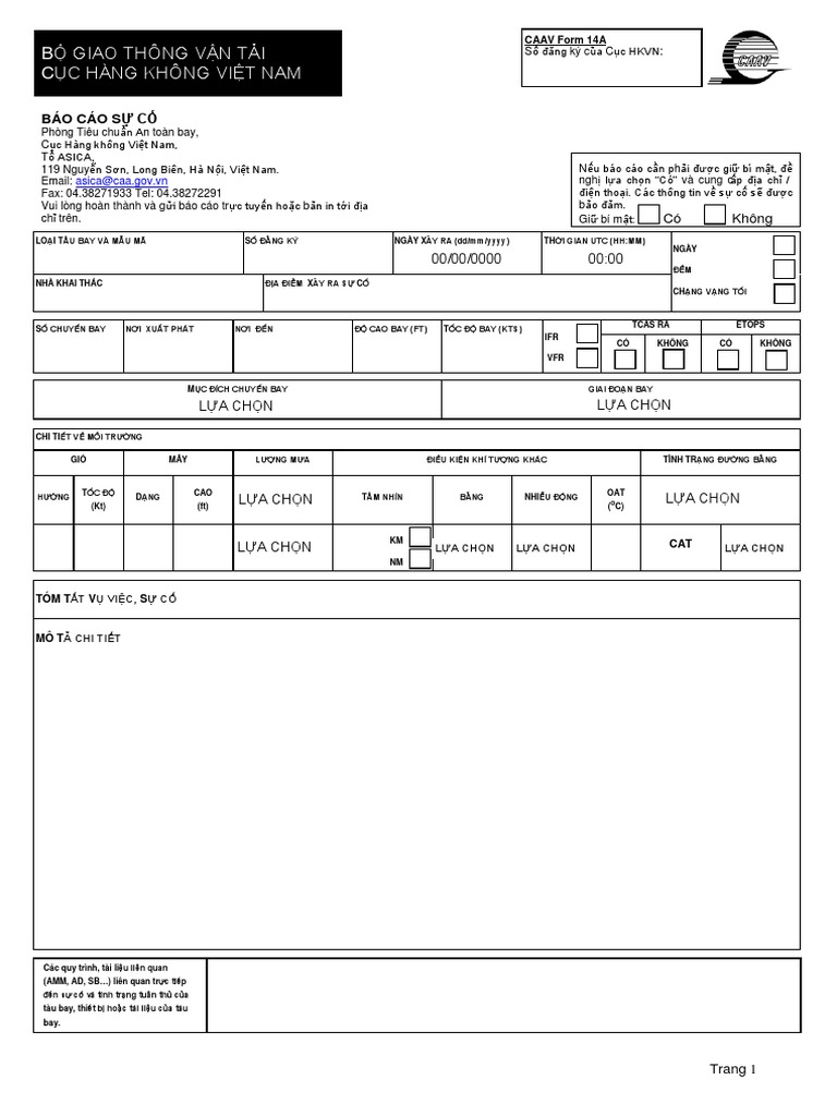 Caav New Mor Form Form 14a | PDF