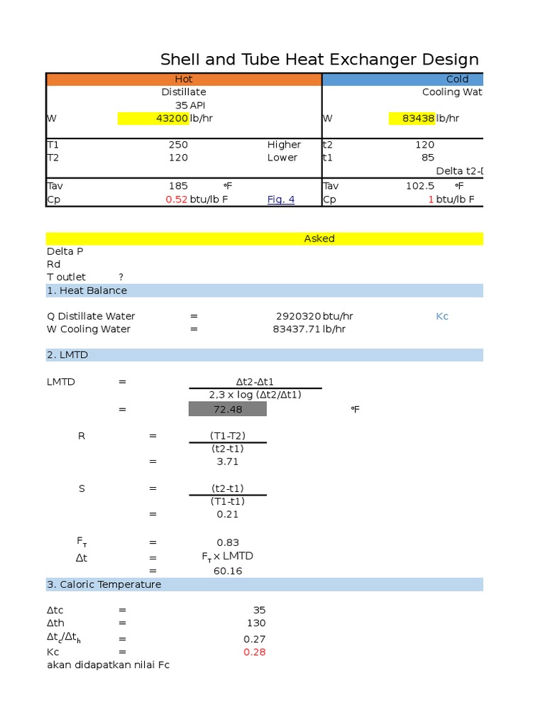 PA HE - Shell and Tube | PDF | Heat Exchanger | Mechanical Engineering