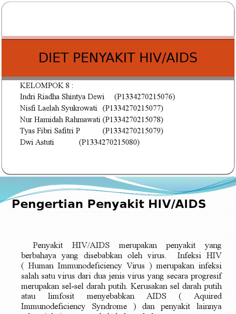 Diet untuk Pasien HIV/AIDS | PDF