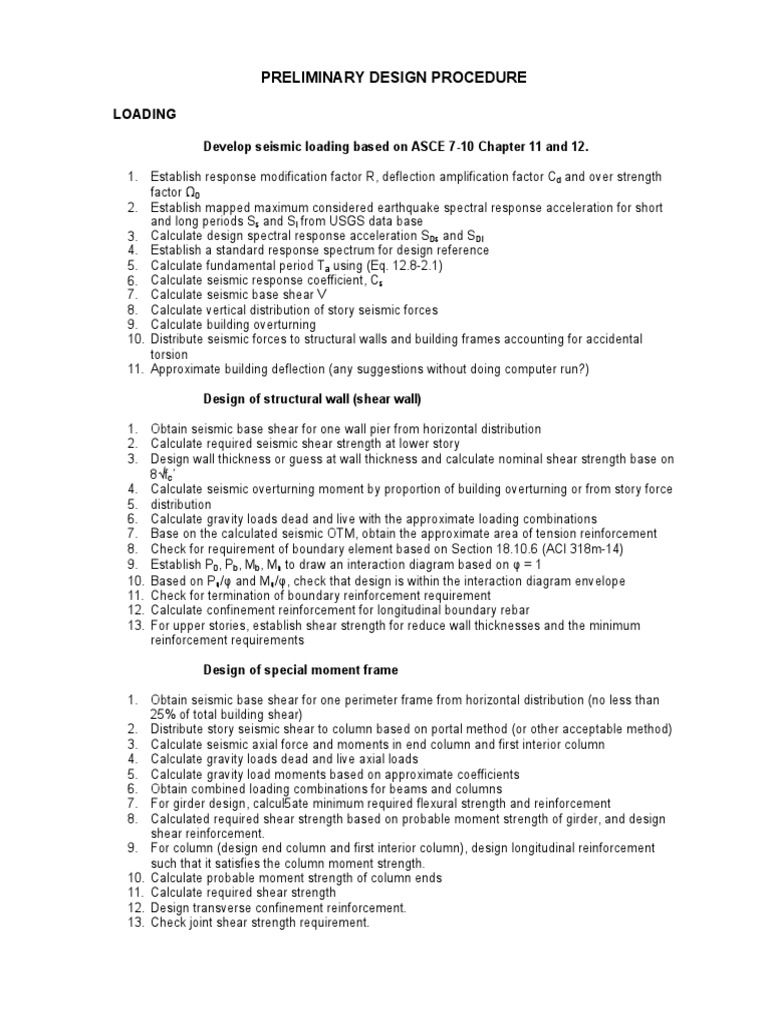 Design Criteria | PDF | Column | Strength Of Materials