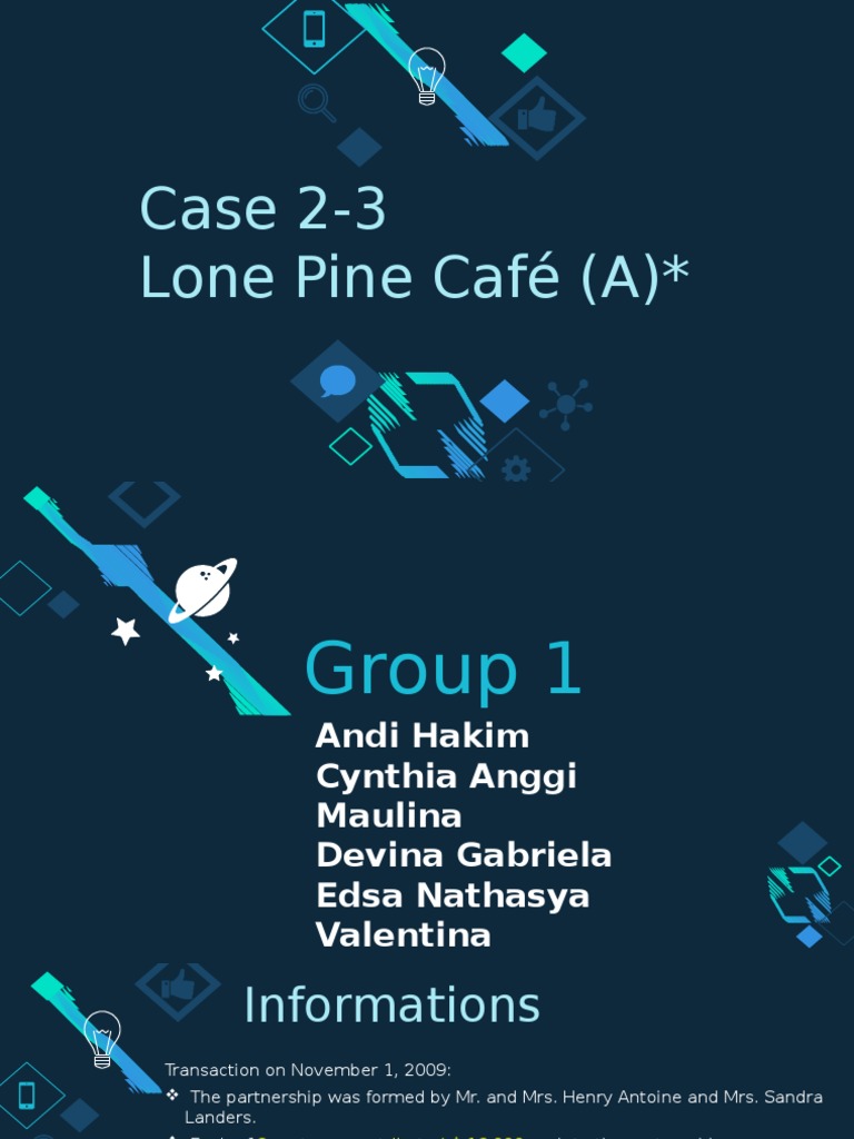 Lone Pine Cafe | PDF | Balance Sheet | Equity (Finance)
