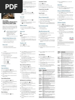 Cisco 8841 Quick Start Manual | PDF | Voicemail | Telephone