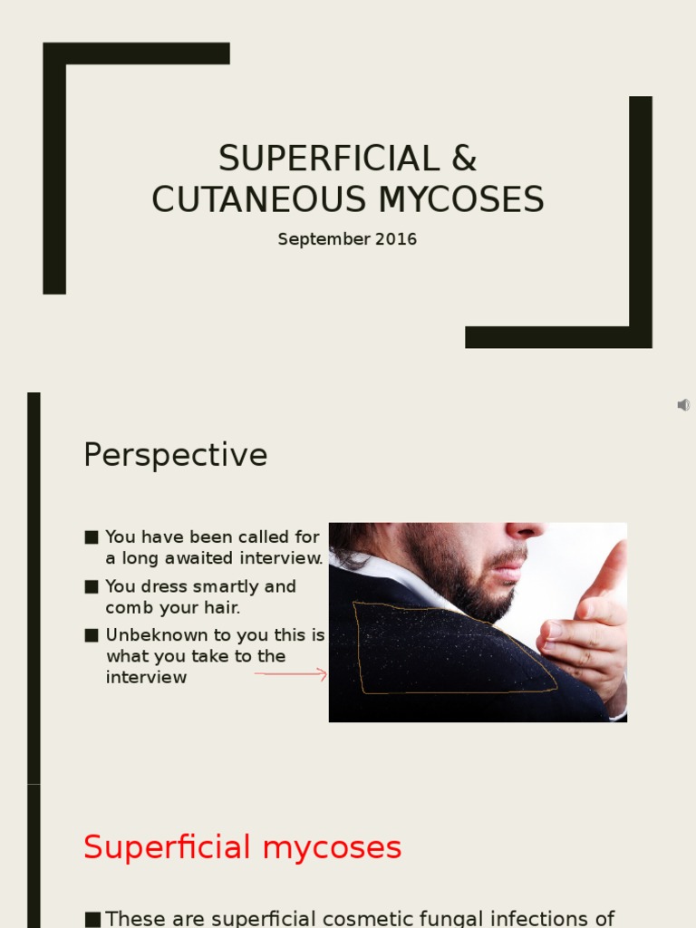 Superficial and Cutaneous Mycoses Overview | PDF | Fungus | Clinical ...