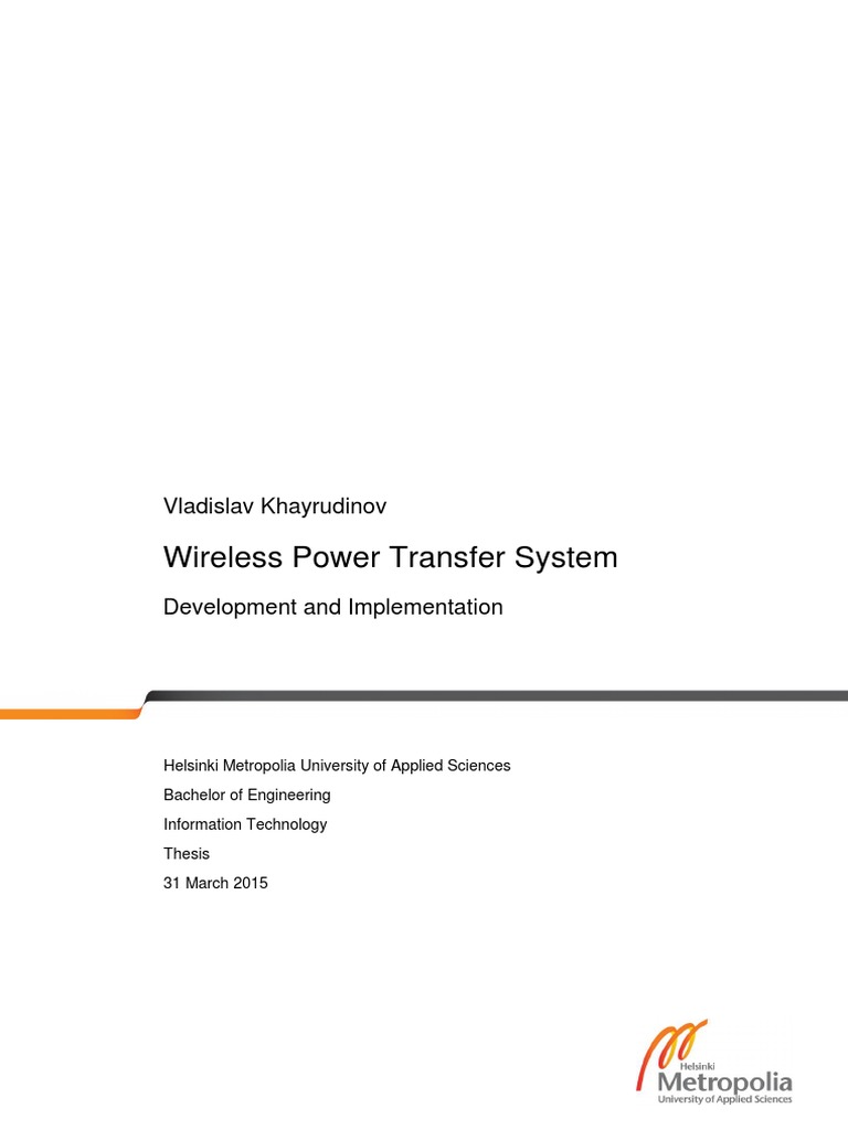 Wireless Power | Download Free PDF | Inductor | Inductance