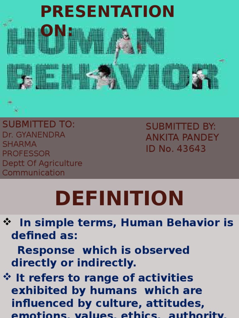 Understanding Human Behavior Types | PDF