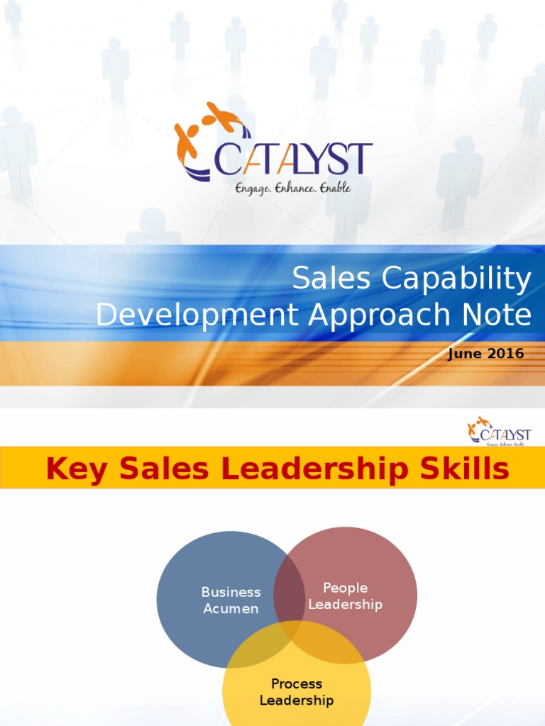 Sales Capability Development Approach Note | Employee Retention ...