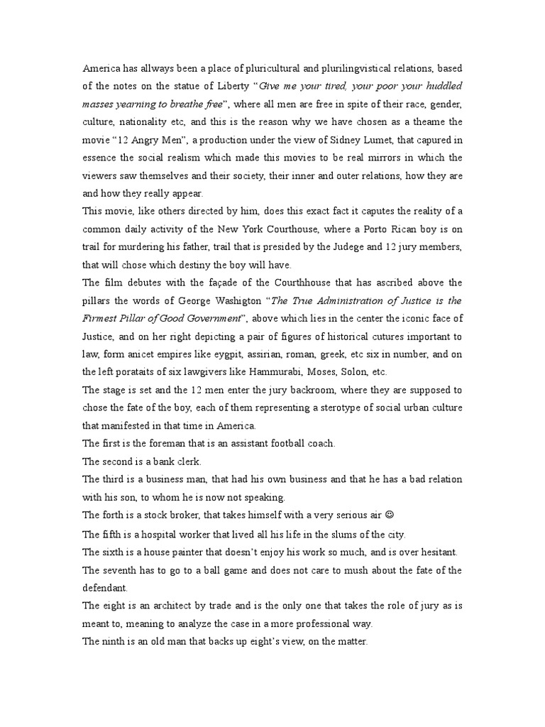 12 Angry Men | PDF | Cross Cultural Communication | Motivation