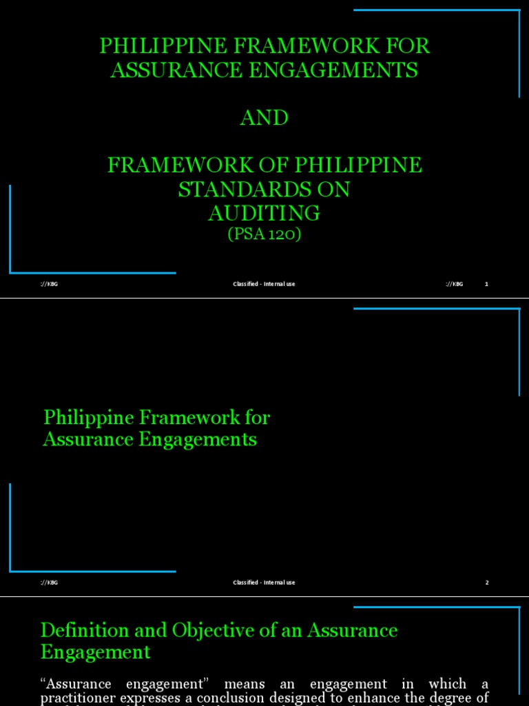 Assurance Engagement and Framework | PDF | Financial Audit | Business