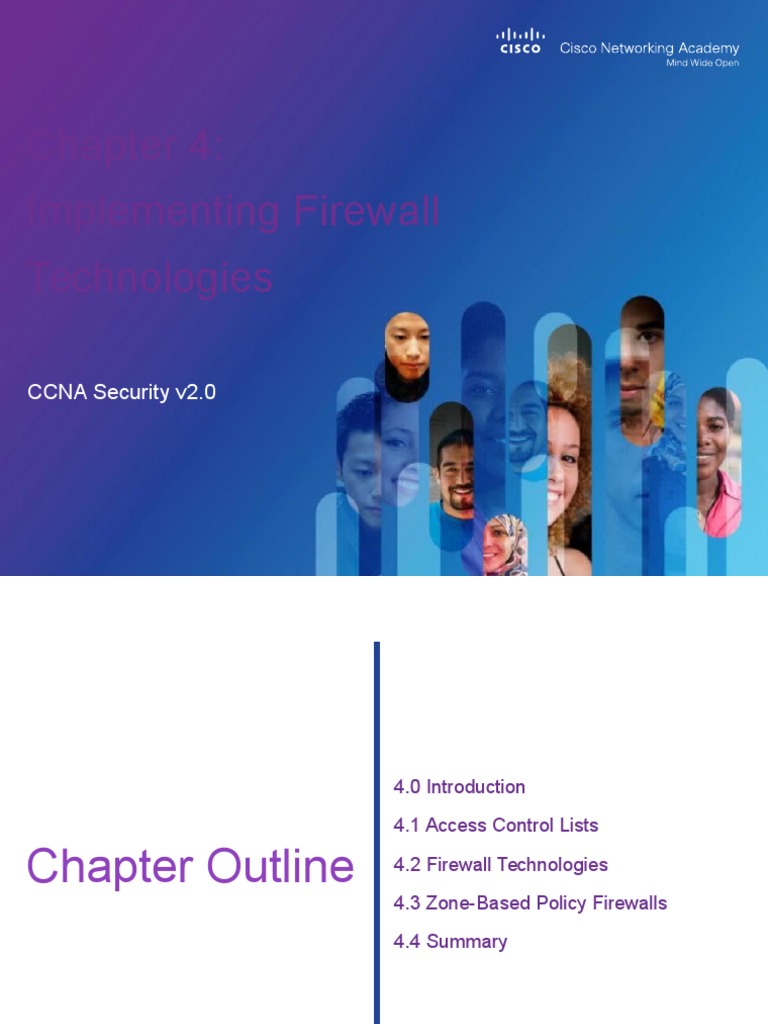Implementing Firewall Technologies: CCNA Security v2.0 | PDF