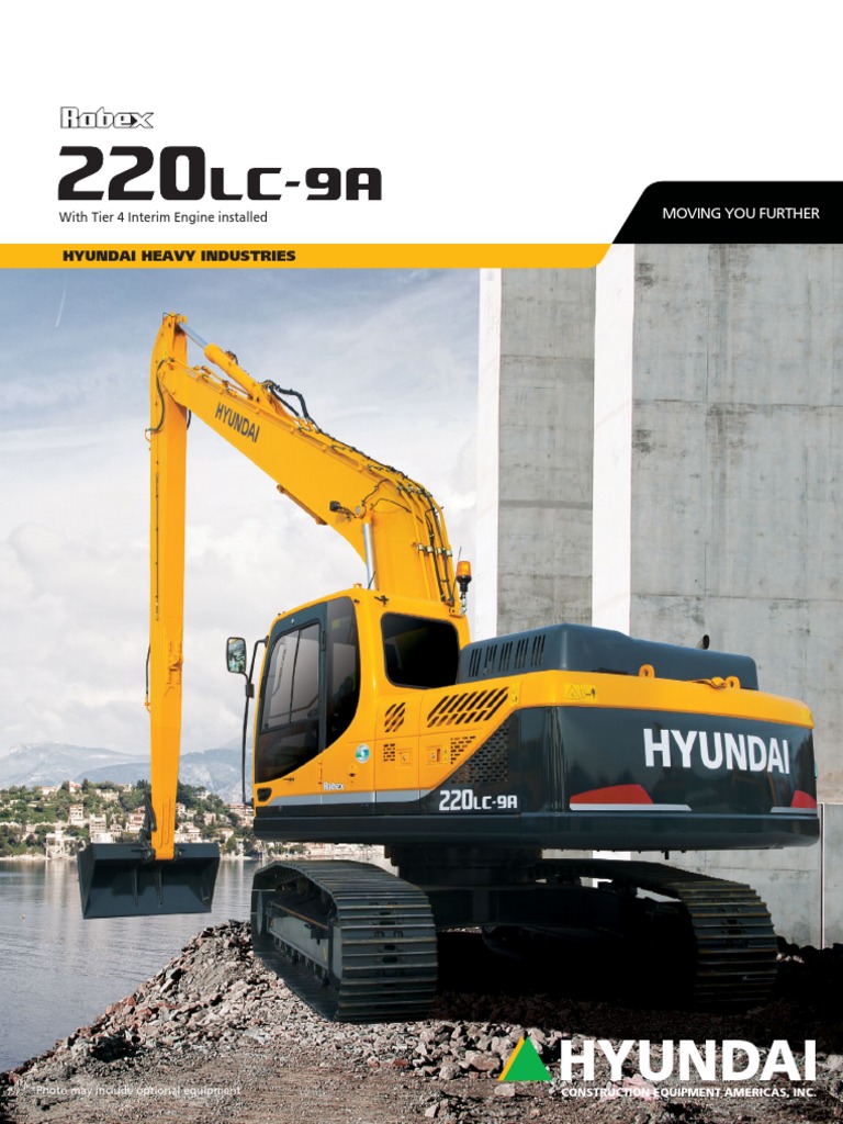 Hyundai R220LC-9A Brochure | PDF | Engines | Turbocharger
