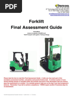 PRACTICE TEST Forklift TLILIC0003 Trainers Copy With ANSWERS 1 1 | PDF