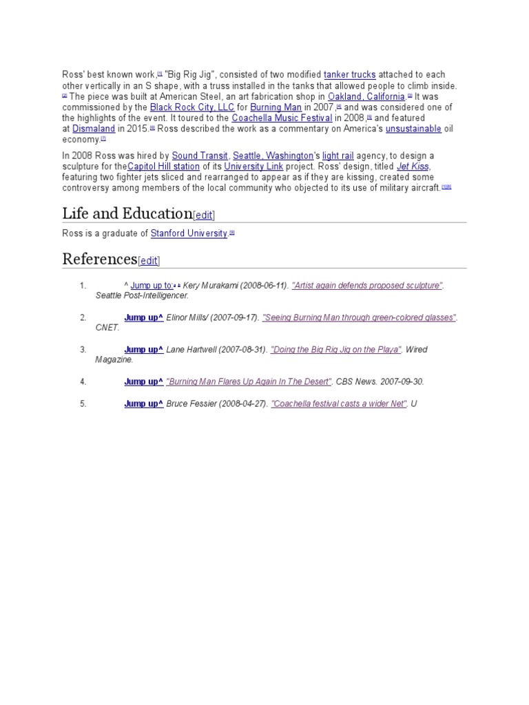 Life and Education References | PDF