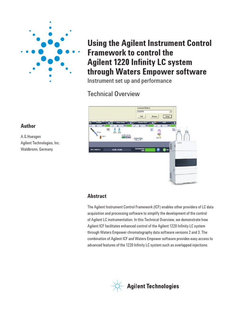 Agilent Ics Framework For Control With Waters Empower Software | PDF ...