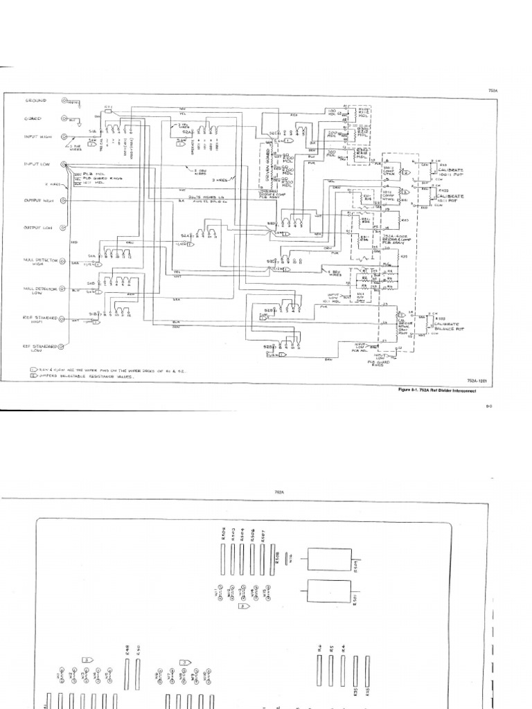 Fluke 752a Reference Divider Schematic | PDF