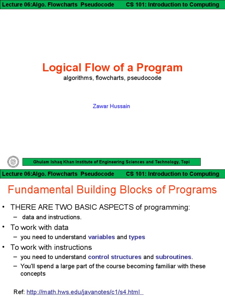 Cs101 Lecture 06 Pdf Algorithms Computer Programming 