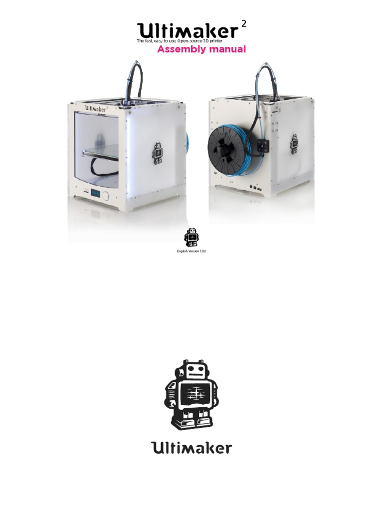Ultimaker Assembly Manual Guide | PDF | Belt (Mechanical) | Screw
