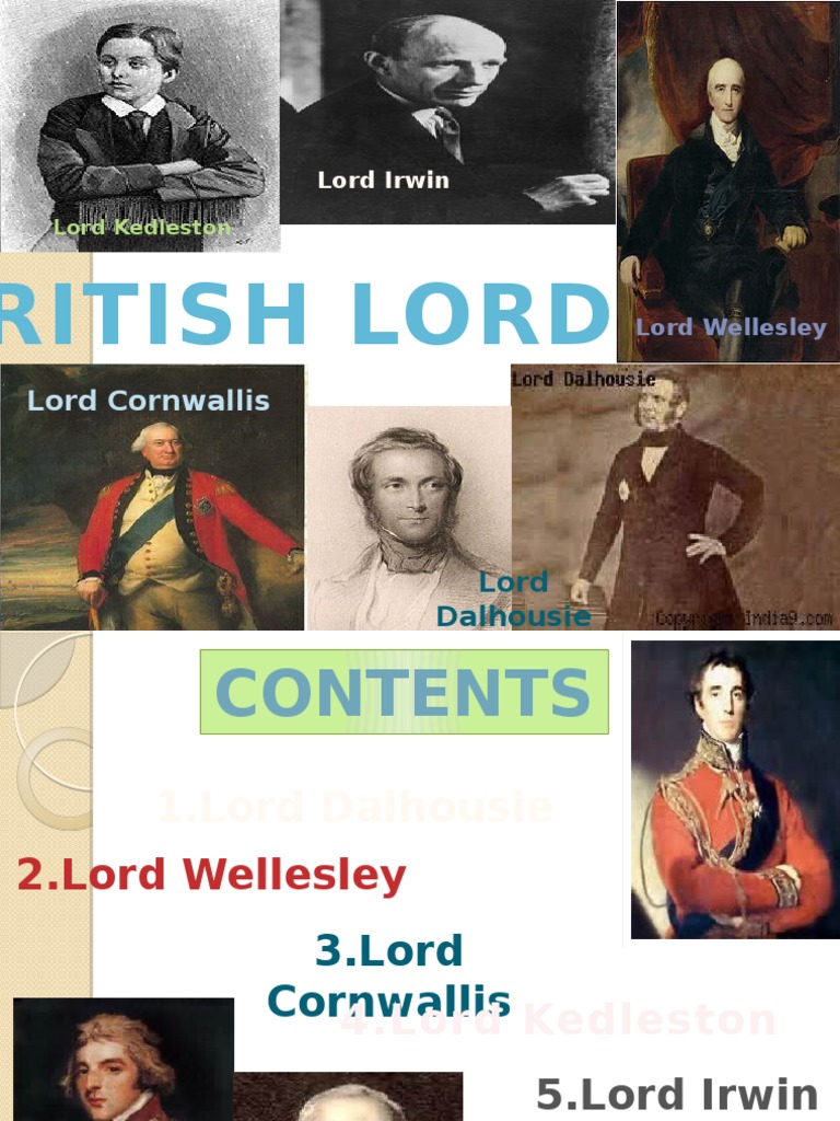 British Lords | PDF | Charles Cornwallis, 1st Marquess Cornwallis ...
