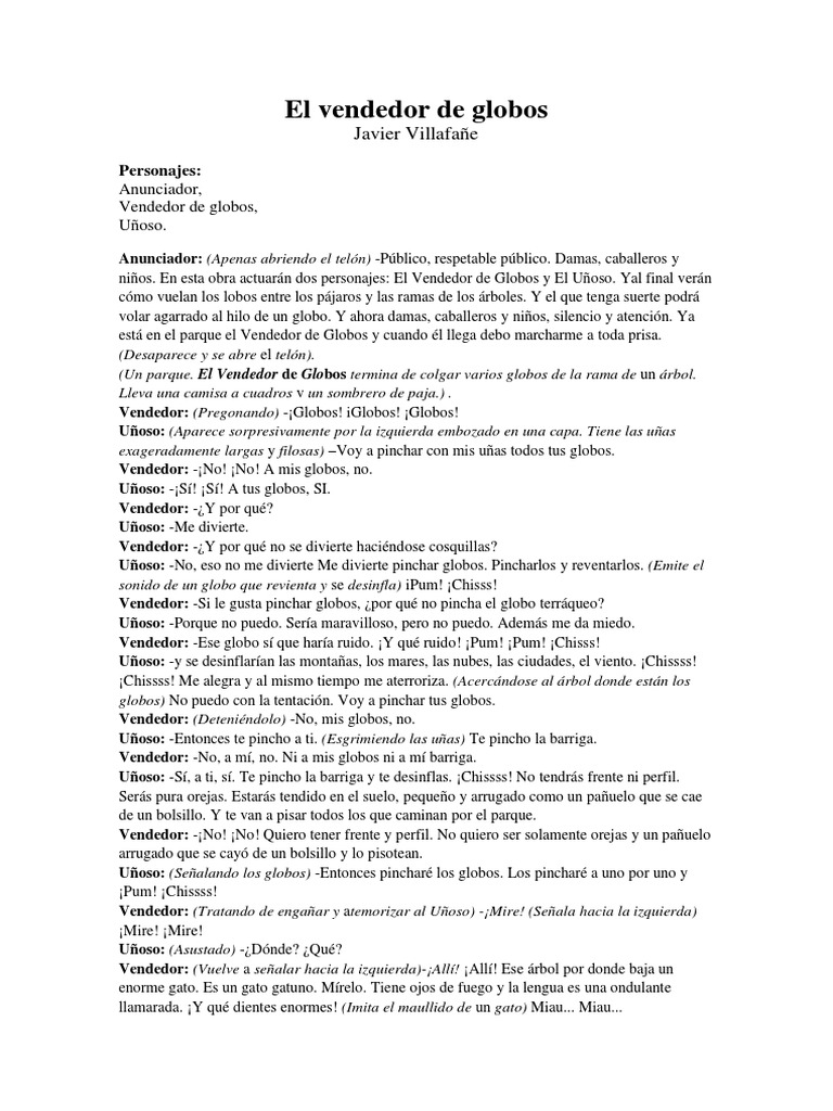 Villafañe Javier - El Vendedor de Globos | Ocio