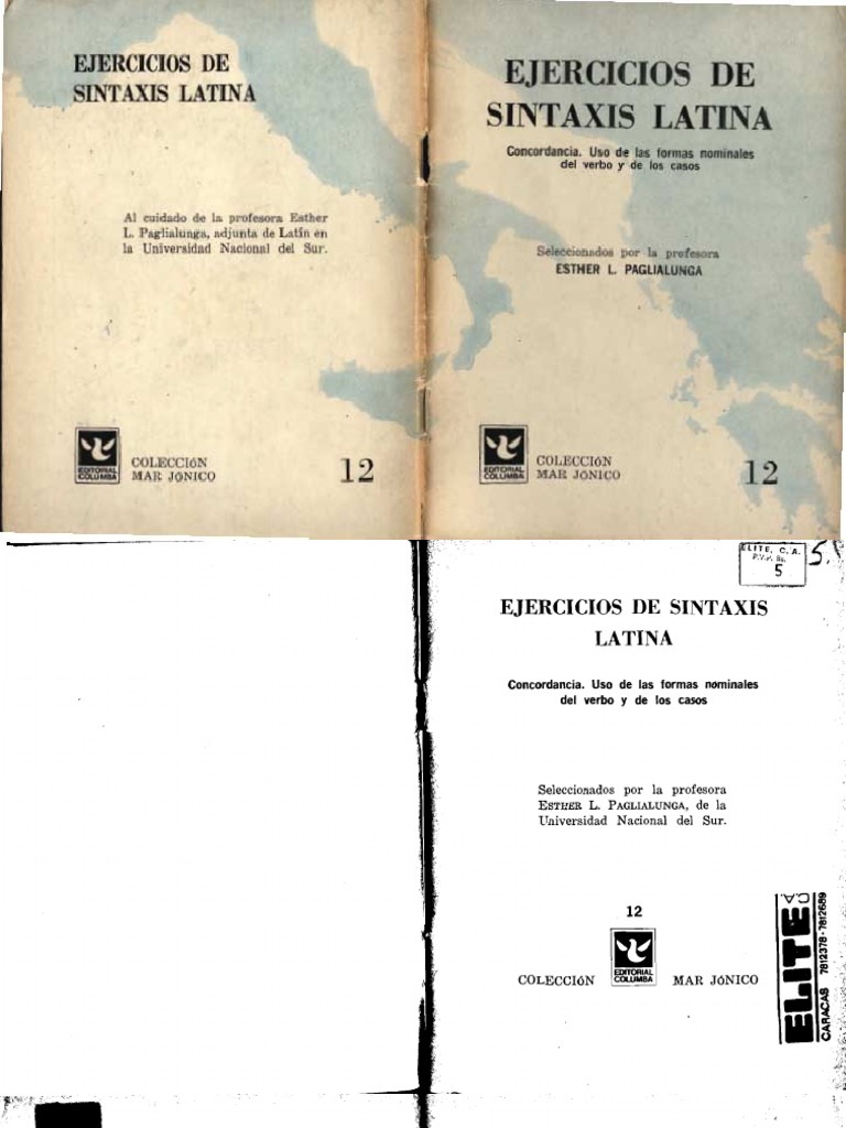 Ejercicios de Sintaxis Latina - 12 | PDF | Predicado (Gramática) | Verbo