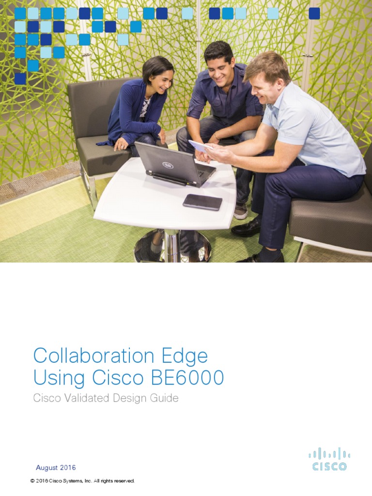 Collaboration Edge Using Cisco BE6000: Cisco Validated Design Guide ...