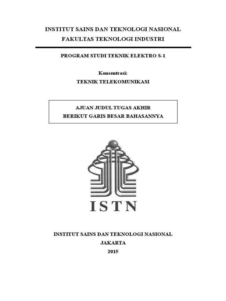 Contoh Proposal Pengajuan Judul | PDF