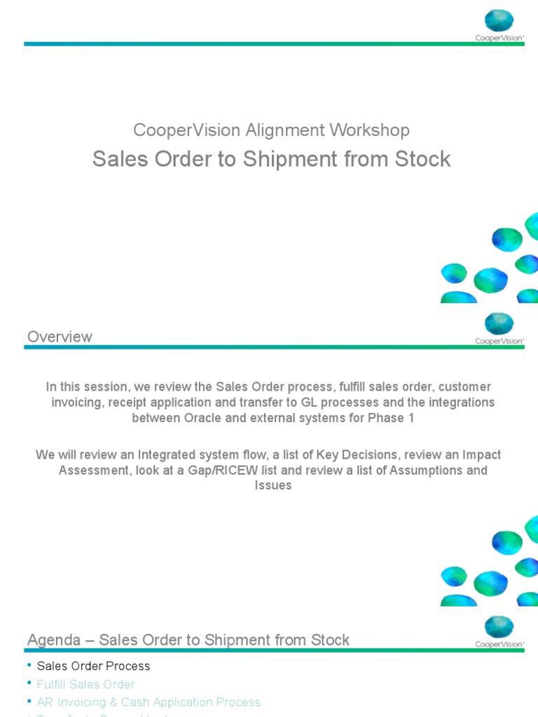 Sales Order Process Overview | PDF | Electronic Data Interchange | Invoice