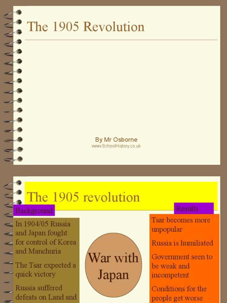 The 1905 Revolution: by MR Osborne | PDF
