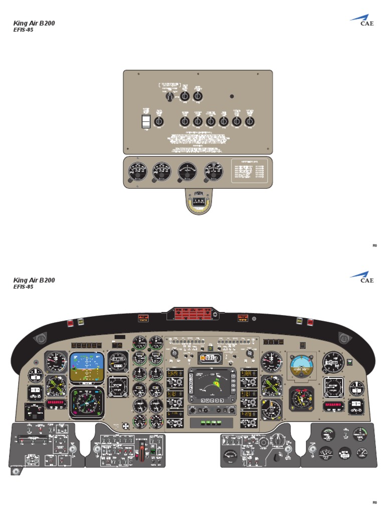 Be20 Panel Art(Efis 85) | Aviation | Vehicle Parts