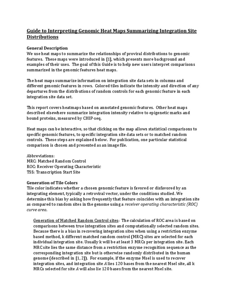 Heat Map Interpretation | Download Free PDF | Promoter (Genetics ...