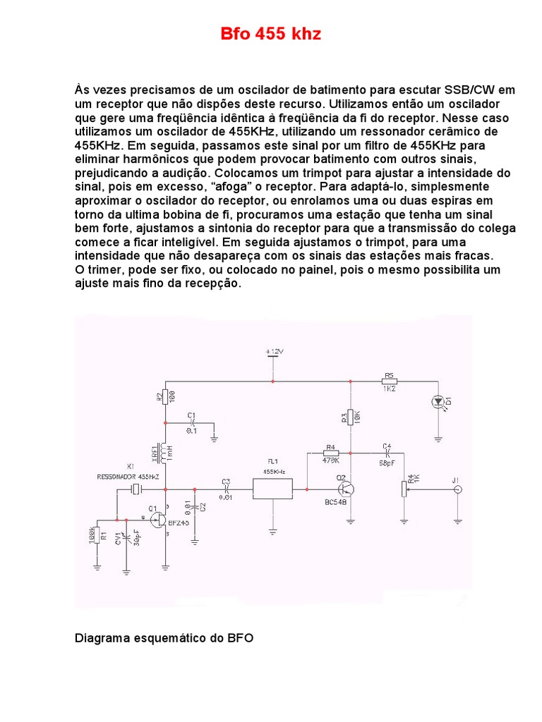 Bfo 455 KHZ PDF | PDF