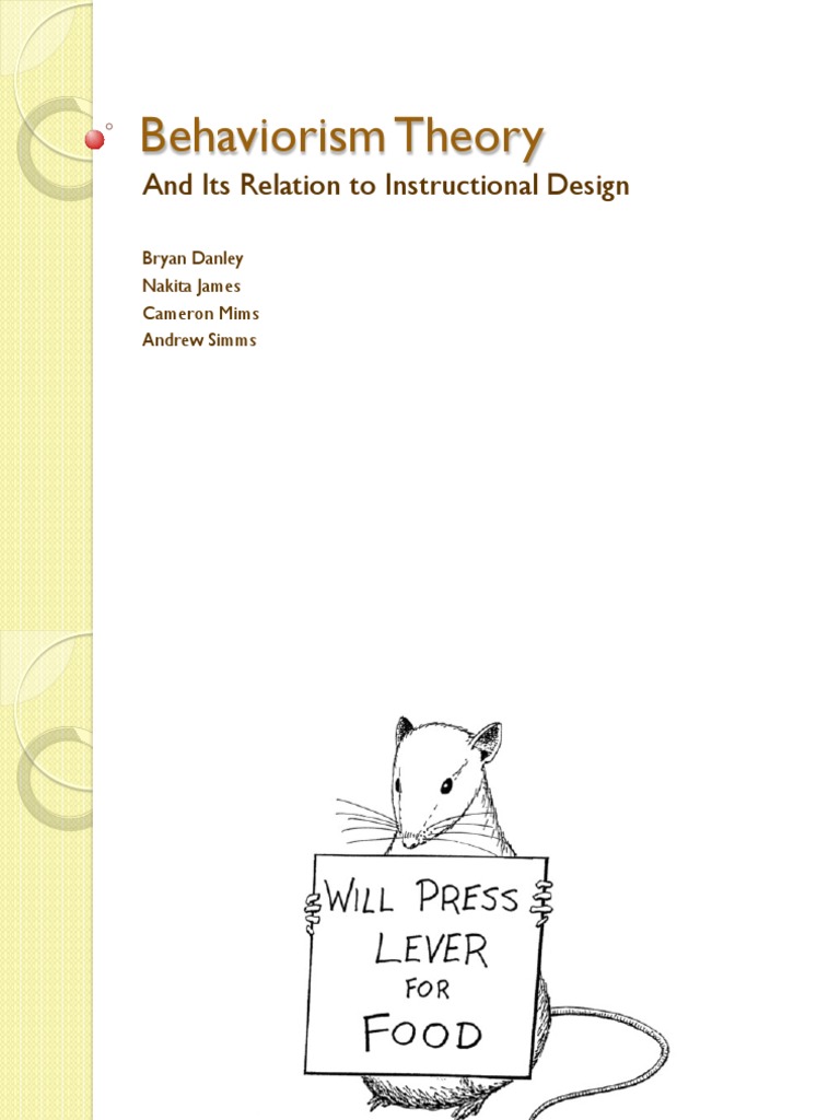 Behaviorism PDF | PDF | Behaviorism | Instructional Design