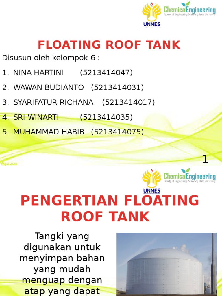 Jenis dan Prinsip Tangki Floating Roof | PDF | Teknologi & Rekayasa