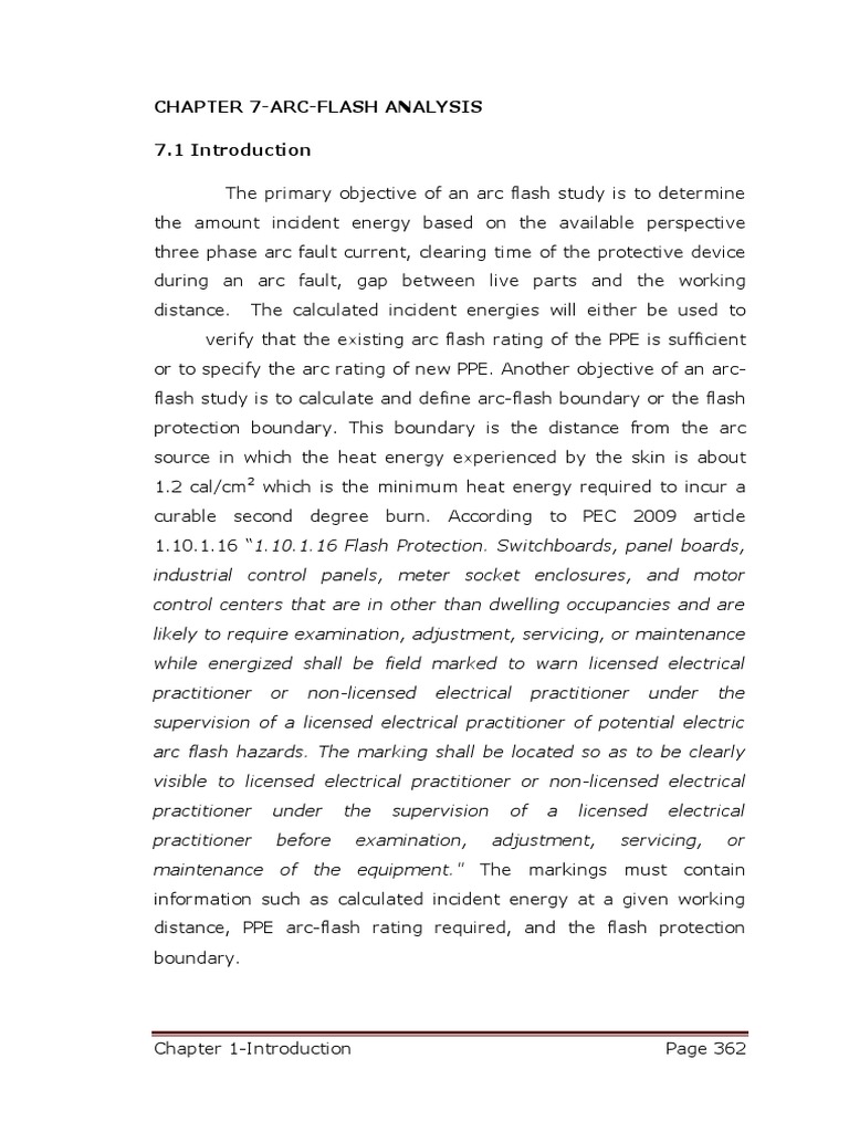 30 Chapter 7 Arc Flash Analysis | PDF | Electrical Engineering ...