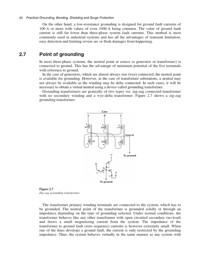 Grounding Transformer 1 | PDF | Transformer | Electric Power