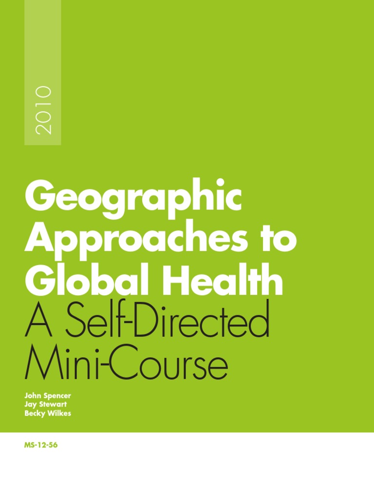 Geographic Approaches To Global Health | PDF | Geography | Geographic ...