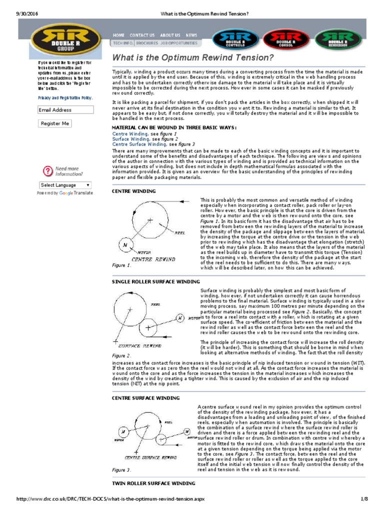 What Is The Optimum Rewind Tension | PDF | Friction | Yield (Engineering)