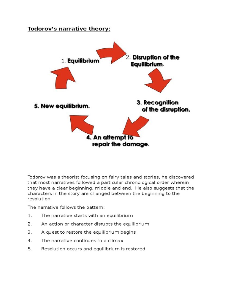Todorovs Narrative Theory | PDF