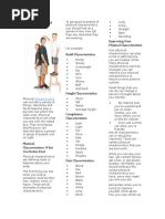Examples of Physical Characteristics in Humans | PDF | Eye Color | Face