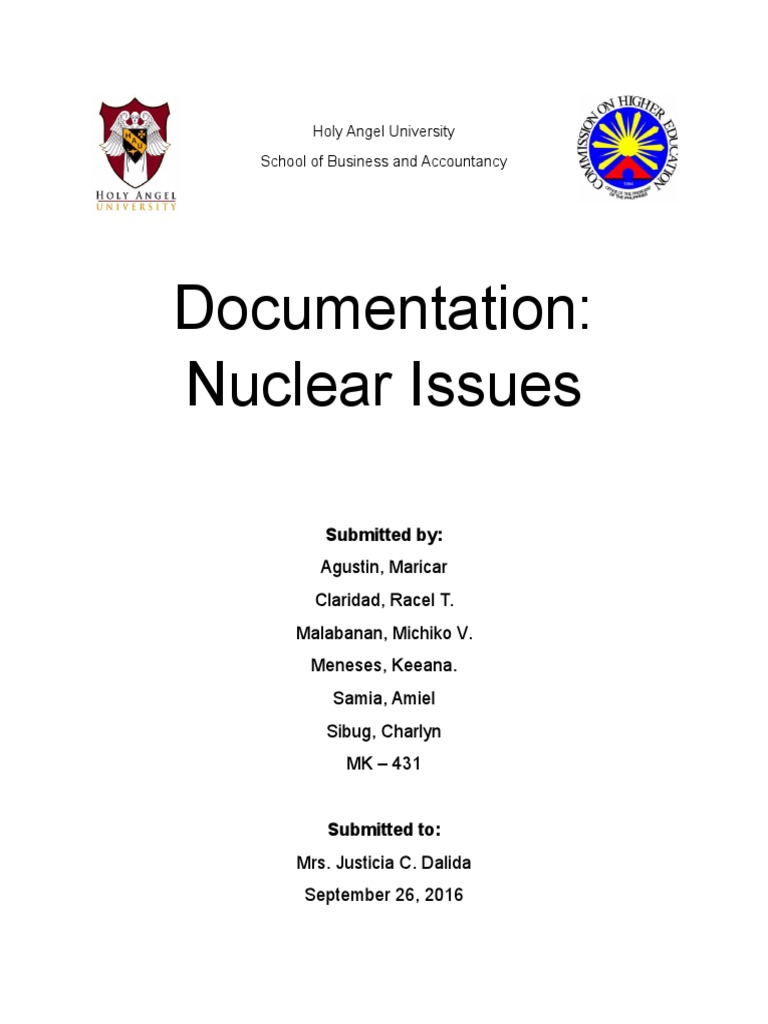 Nuclear Issues Documentation | PDF | Ionizing Radiation | Nuclear Power