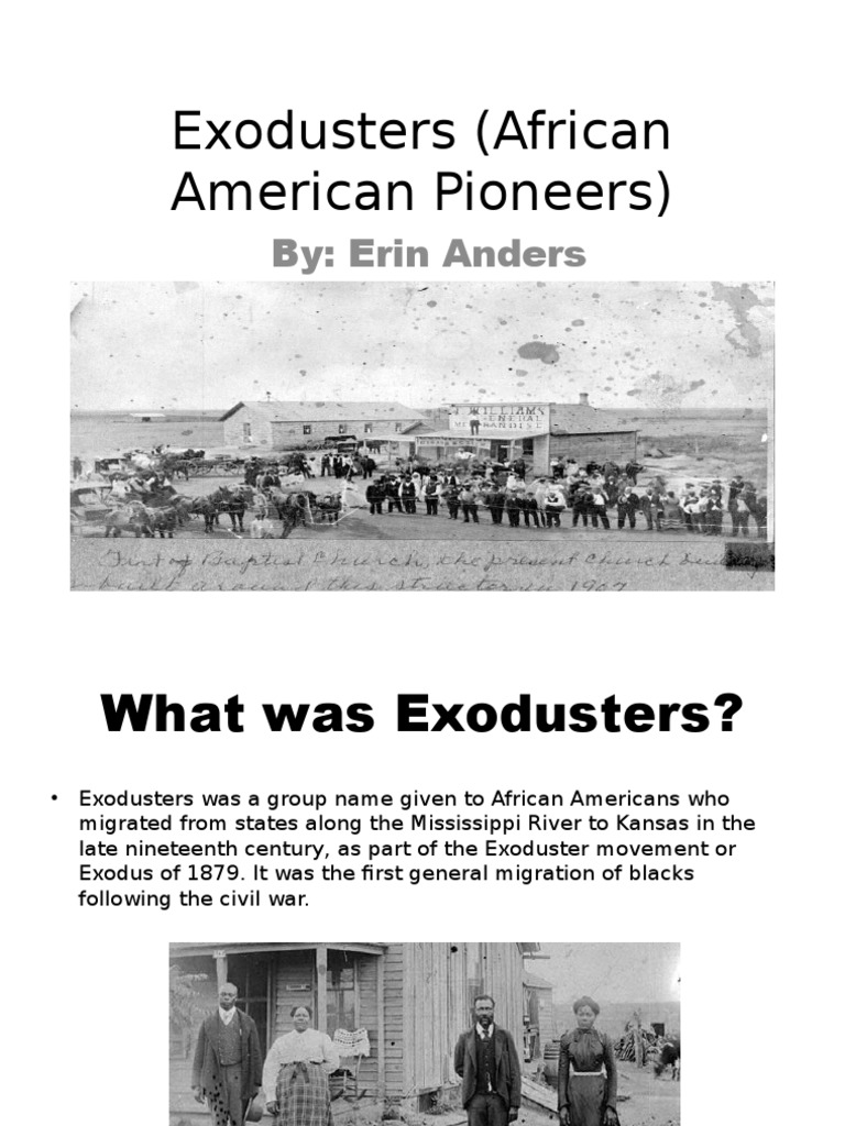 Exodusters (African American Pioneers) | PDF | Travel