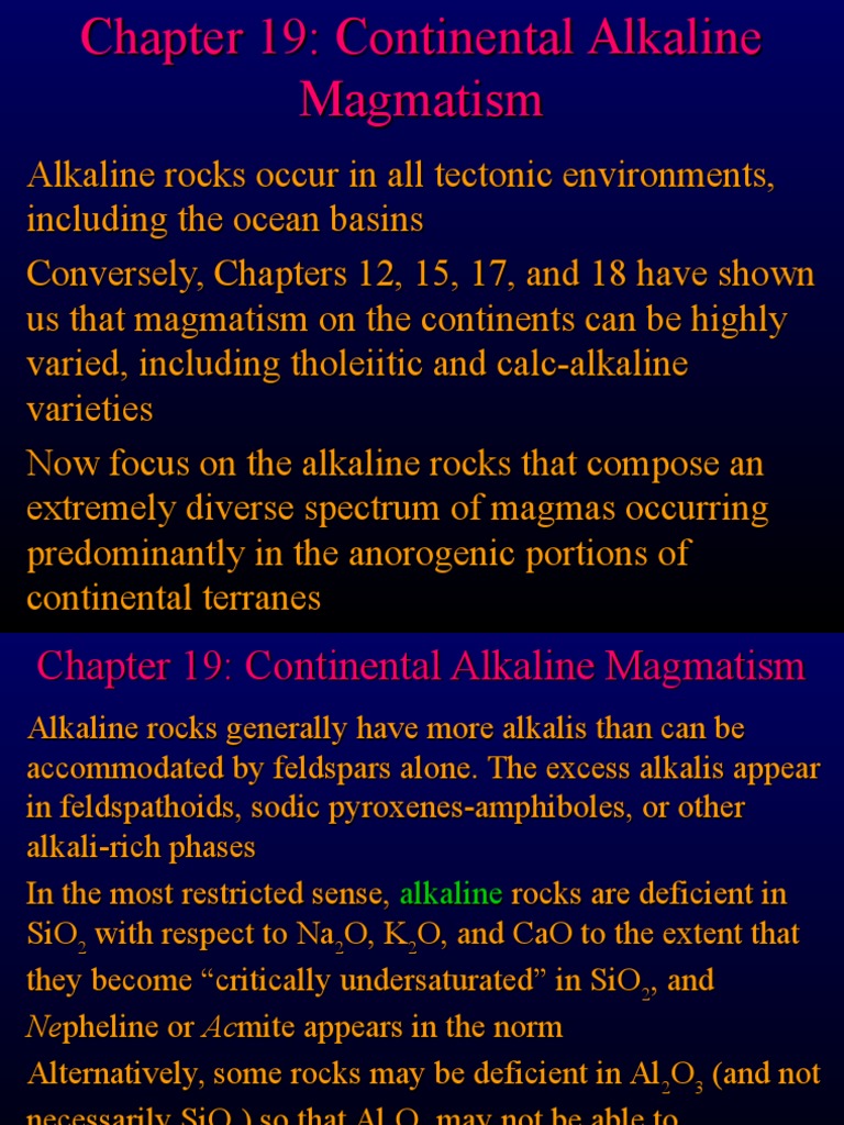 Chapter 19 - Continental Alkaline Magmatism | PDF | Igneous Rock ...