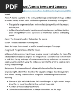 Graphic Novel Terms and Concepts Guide | PDF | Comics | Image