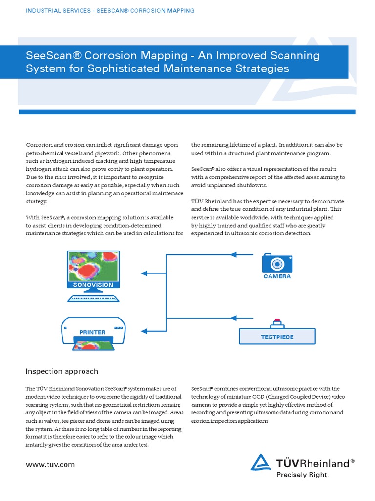 NDT Corrosion Mapping TUV Rheinland | PDF | Ultrasound | Nondestructive ...