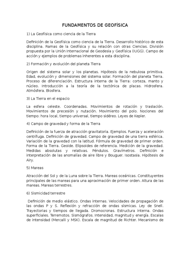 Geofisica y Geoquimica | PDF | Espectroscopia | Tierra Geofisica y Geoquimica | PDF | Espectroscopia | Tierra